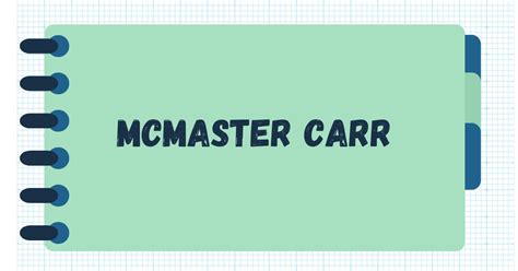 Mcmaster Carr The Ultimate Source For Industrial Supplies Hackerella