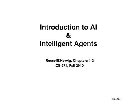 Ppt Introduction To Ai Intelligent Agents Powerpoint Presentation Id
