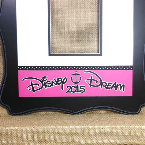 DISNEY Cruise Inspired AUTOGRAPH Photo Mat Signature Matte Etsy
