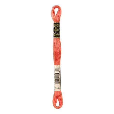 Dmc Six Strand Embroidery Floss 3340 Hot Peach Stitchmakers