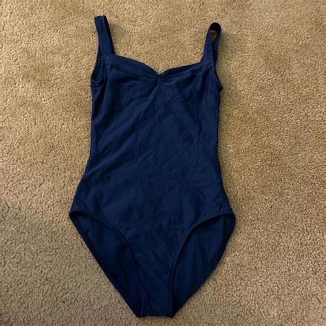 Navy Blue Ballet Leotard Wear Moi Leotard Ballet Depop