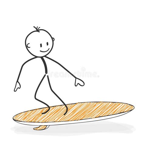 Stick Figure Cartoon Stickman Has To Make A Decision Three Ar Stock