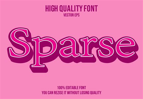 Sparse Vector Text Effect Fully Editable Graphic By Kazimabbas1996