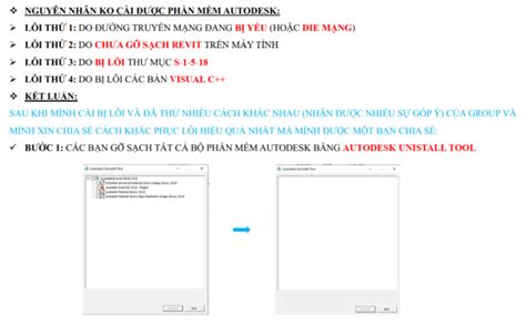 Sửa lỗi Revit installation incomplete some products failed to install