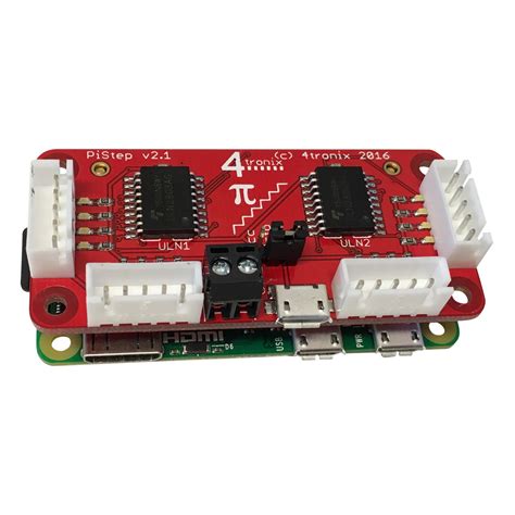 Pistep2 Quad Stepper Motor Control Board For Raspberry Pi