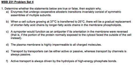 Solved MBB Problem Set Determine Whether The Chegg Com