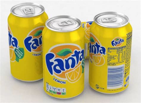 Напиток Fanta Lemon 0,33л, жестяная банка