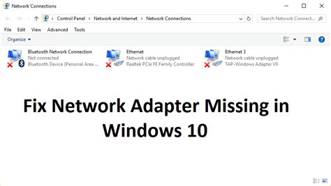 Network Adapter Missing In Windows 10 11 Working Ways To Fix It