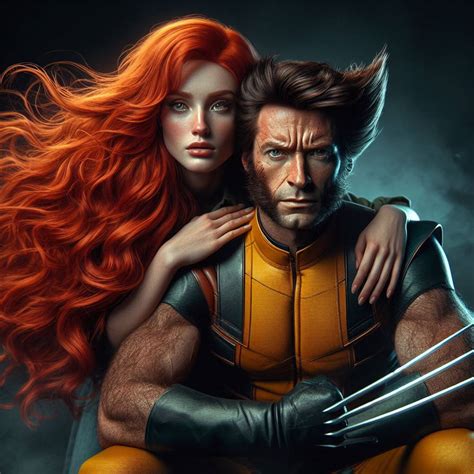 Wolverine And Jean Grey By Silhouettestylez On Deviantart