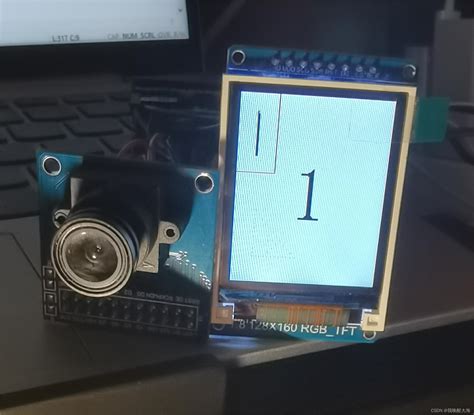 Stm32f103c8t6单片机通过ov7670摄像头和18寸tft屏幕实现简单的数字识别stm32f103c8t6开发板使用ov7670