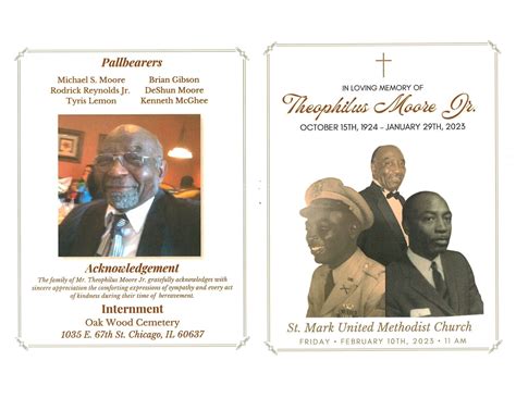 Theophilus Moore Jr Obituary Aa Rayner And Sons Funeral Homes