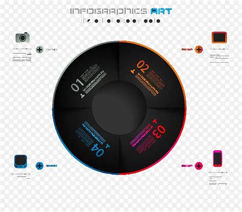 矢量炫彩圆形数字图标PNG图片素材下载 图片编号yzozvndd 免抠素材网