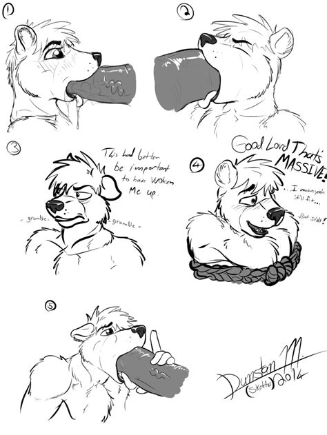 Rule 34 Anthro Bear Big Penis Dunstan Dunstanmarshall Fellatio Fur