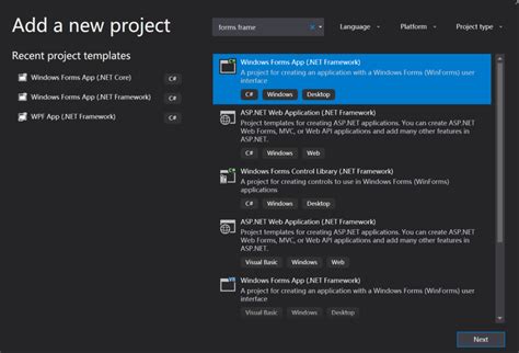 Vs Net Core Winforms Designer