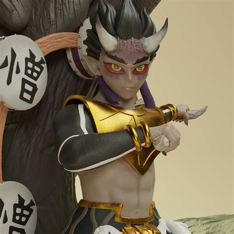 Artstation Hantengu Zohakuten Form Demon Slayer