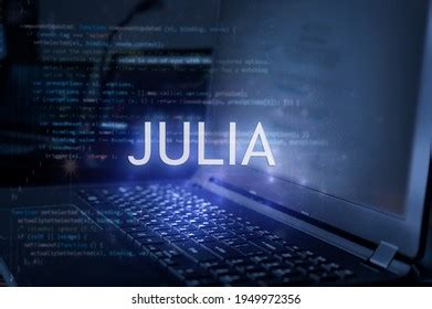 Python Inscription Text Against Laptop Code Stock Photo