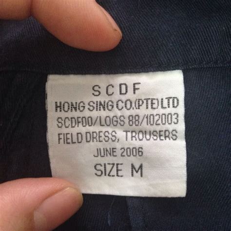 Scdf Blue Pants Size M Mens Fashion Bottoms Trousers On Carousell