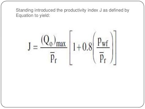 Productivity Index