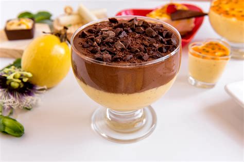Mousse De Maracujá Com Chocolate Receita Da Boa