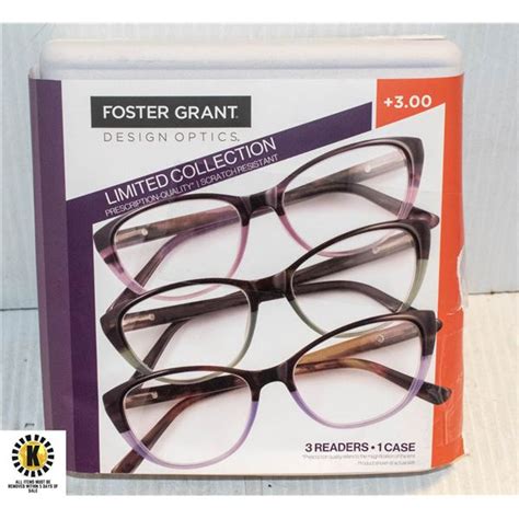 Foster Grant Ladies Reading Glasses 3 Pack 300