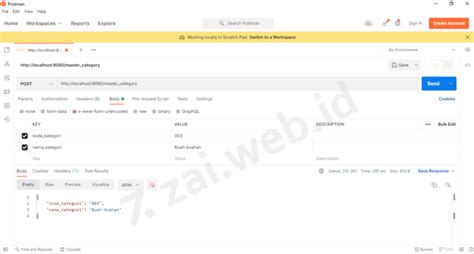 Membuat Restful Api Di Codeigniter 4 Crud Zaiwebid