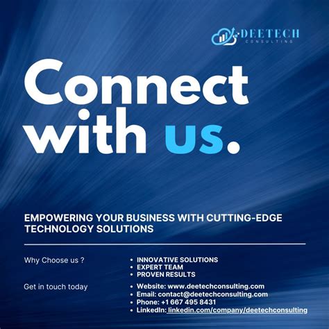 dee tech consulting on linkedin why dee tech consulting our