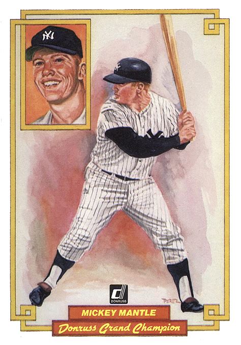 Mickey Mantle Card 50 Dick Perez Dick Perez