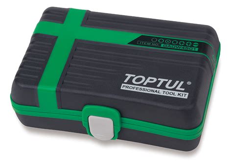 Toptul GADW4501 Mini Ratchet Socket Bit Set 1/4" 45pcs