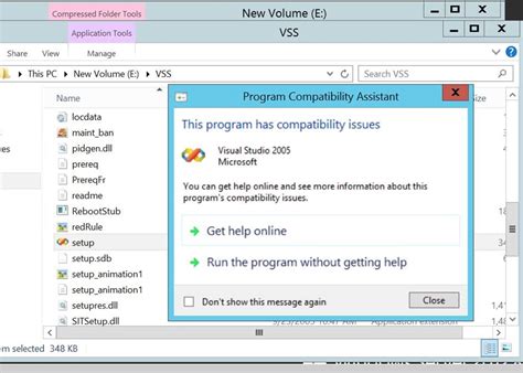 Is Visual Source Safe 2005 Compatible In Windows Server 2016 Stack