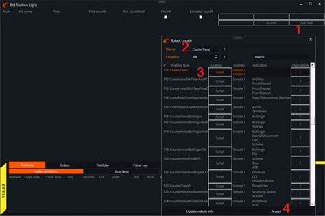 setting up bottabcluster from the visual interface — os engine