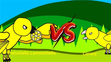 Perochello Lemonchello Vs Canary Italian Brainrot Birds Vs Birds Youtube