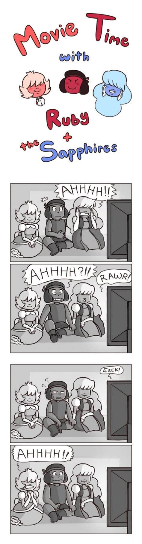 Movie Time With Ruby The Sapphires Steven Universe Know Your Meme