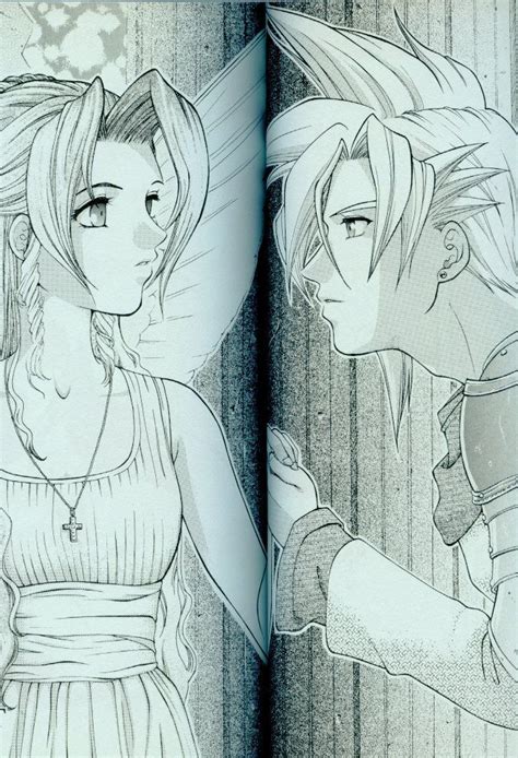 Cloud And Tifa Drawing
