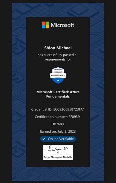 Shion Michael On Linkedin Az900 Azurecertification Azurecloud