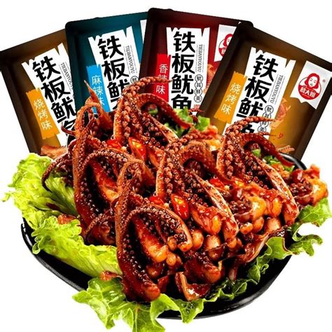 【ready Stock 现货】香辣铁板鱿鱼须片 海味零食小包装 麻辣鱿鱼丝 即食小吃休闲食品 Canning The Originals