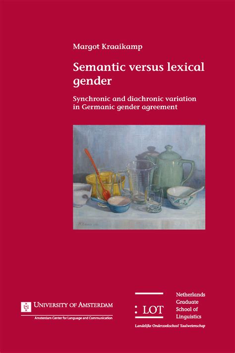 Lot Publications Webshop Semantic Versus Lexical Gender Synchronic
