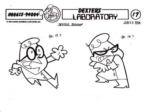 Dexters Laboratory 1996 2003 Part 1 Model Sheets Turnarounds