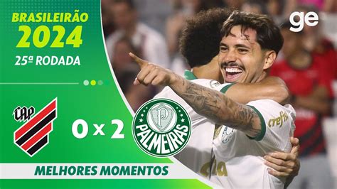 Athletico Pr 0 X 2 Palmeiras Melhores Momentos 25ª Rodada
