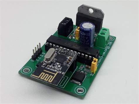 Dc Motor Speed Direction And Brake Control With Nrf24l01 Rf Module