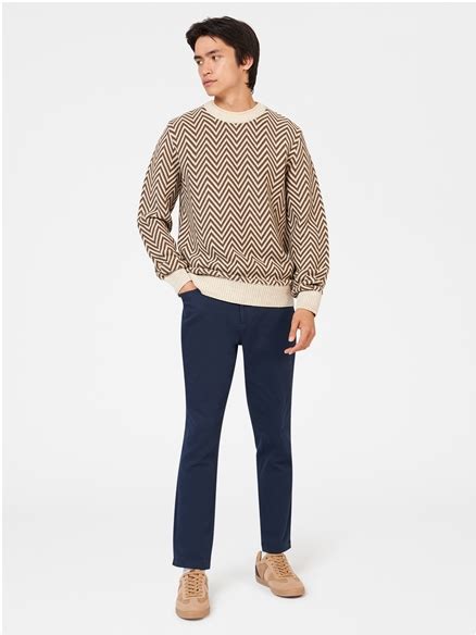 Jacquard Crew Neck Jumper Ben Sherman Uk