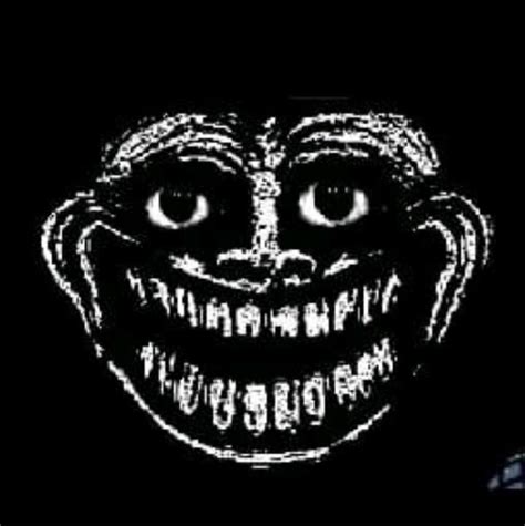 Creepy Face In The Dark Troll Faces Trolface Scary
