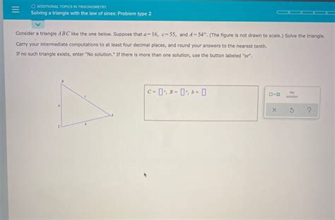 solved o additional topics in trigonometry solving a