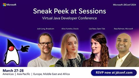 microsoft jdconf 2024 java cloud and ai sneak peek youtube
