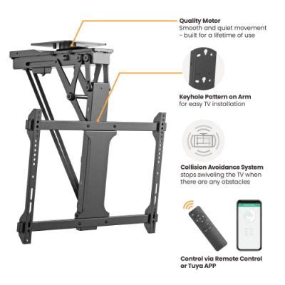 Wholesale Universal VESA 600X400 Motorized Ceiling TV Mount Bracket ...