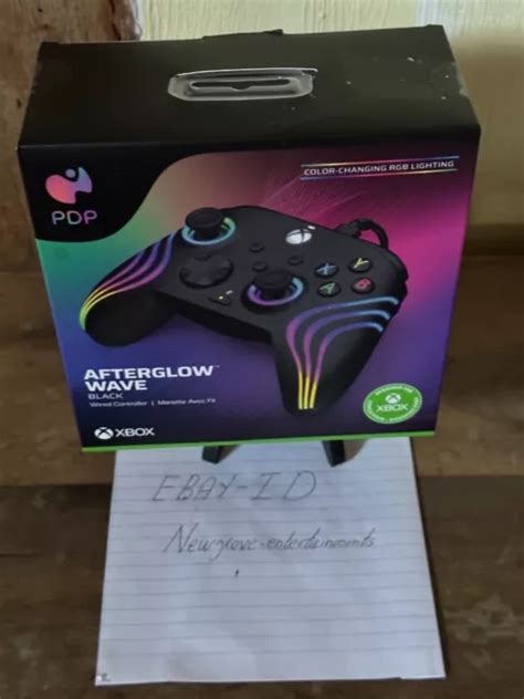 Pdp Officially Licensed Afterglow Wave Wired Controller For Xbox Pc Black Sealed £21 00