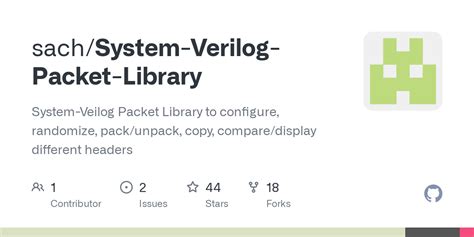 Github Sach System Verilog Packet Library System Veilog Packet
