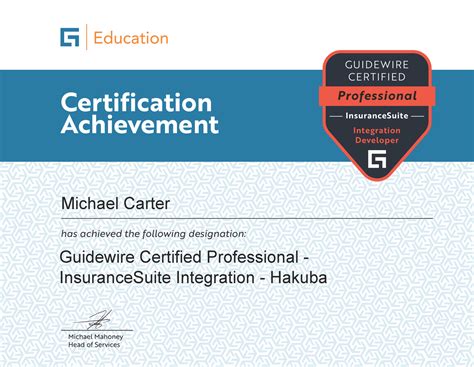 Guidewire Certified Professional Insurancesuite Integration Hakuba