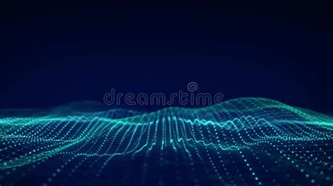 D Digital Wave Technology Wave Flow Digital Structure Cyber