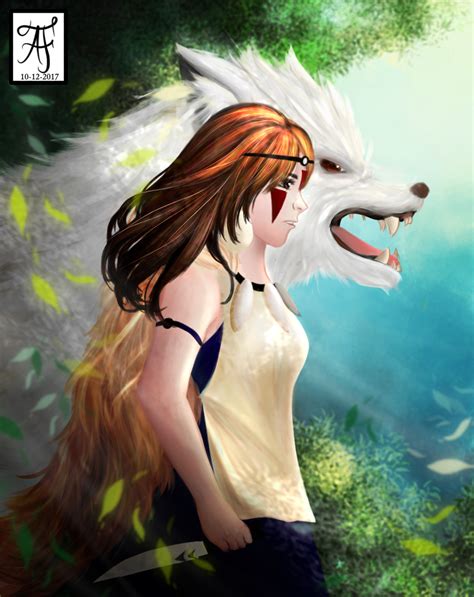 Princess Mononoke FanArt AF Artist Illustrations ART Street