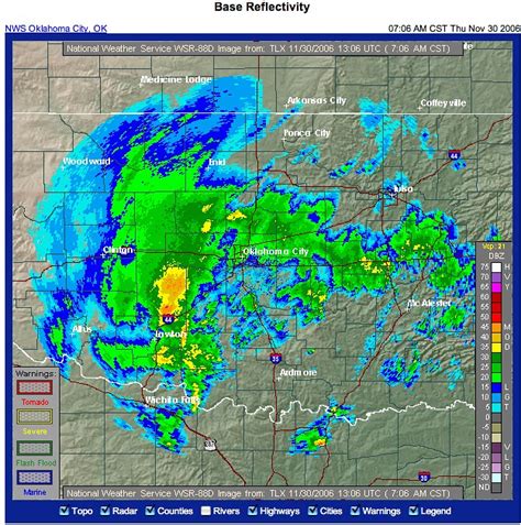 Okc Weather Radar 30 Nov 06 Wesley Fryer Flickr